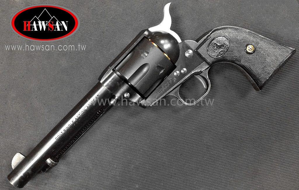 日本製 CAW SAA 操作槍 黑色(絕版售完) – 甲武玩具店